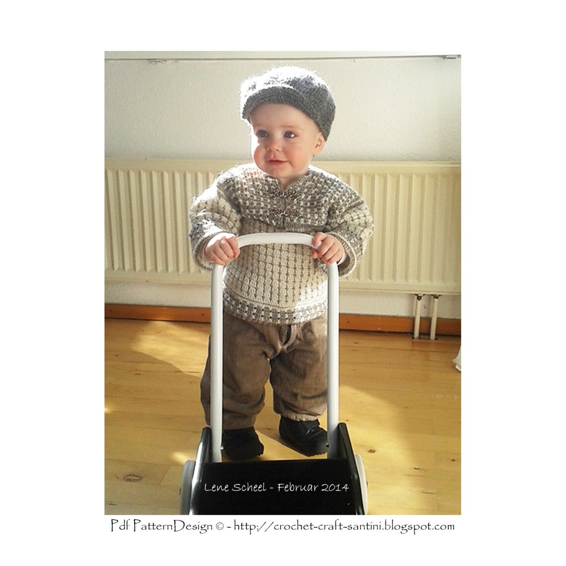 Fair Isle Style Cardigan for Kids Crochet Pattern Instant - Etsy