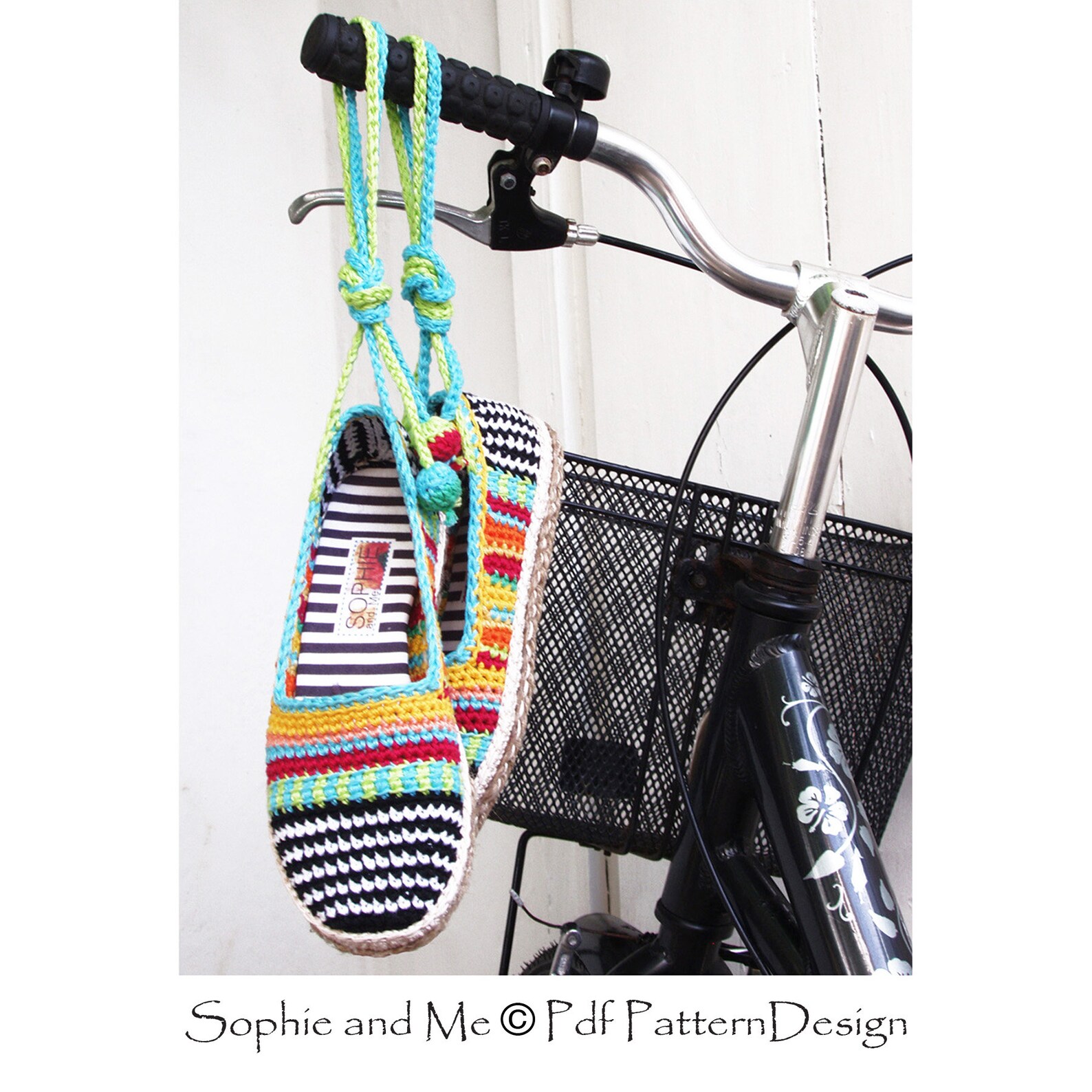 E-BOOK Happy Scrap Crochet Slippers With Cord-soles - 2 Instant ...