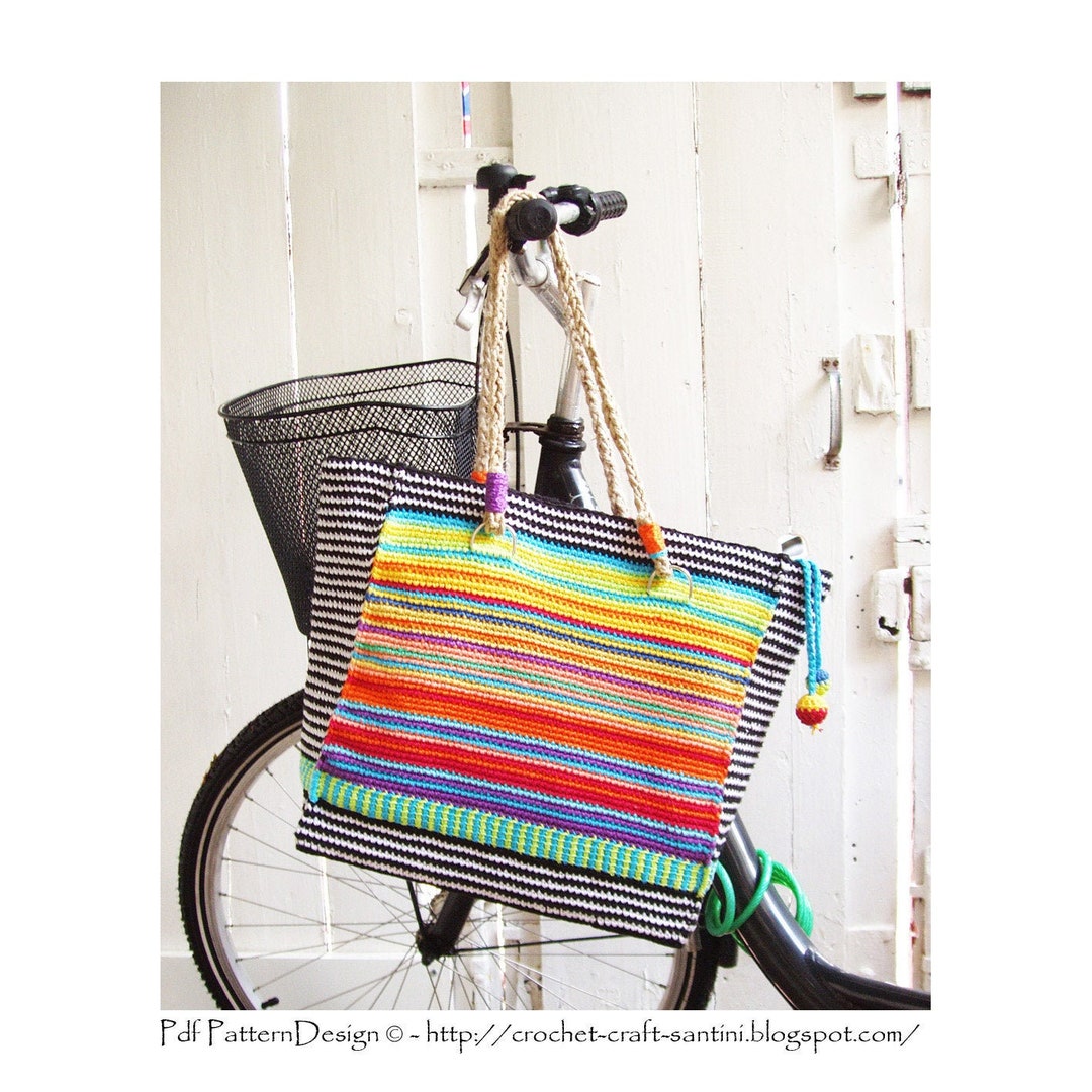 Happy Scrap Crochet Bag - Pattern - Instant Download - Etsy