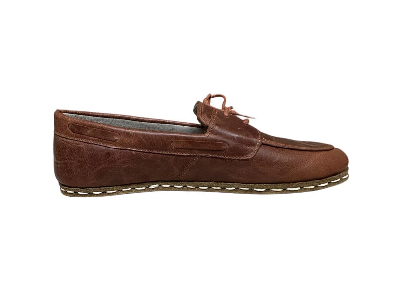 Handmade Leather Oxford Shoes • Barefoot Zero Drop, Crazy Brown - Etsy