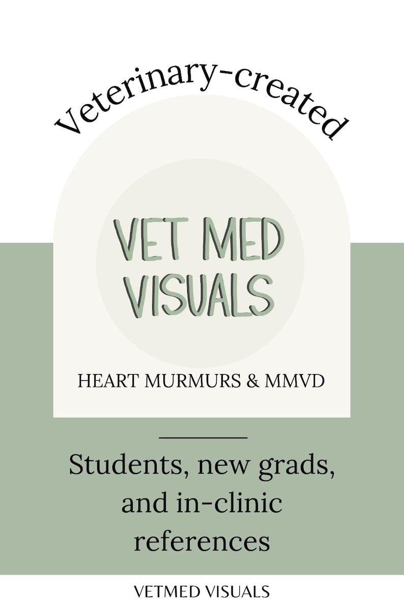 Canine Heart Murmur & MMVD Chart | Cardiology Veterinary Reference ...