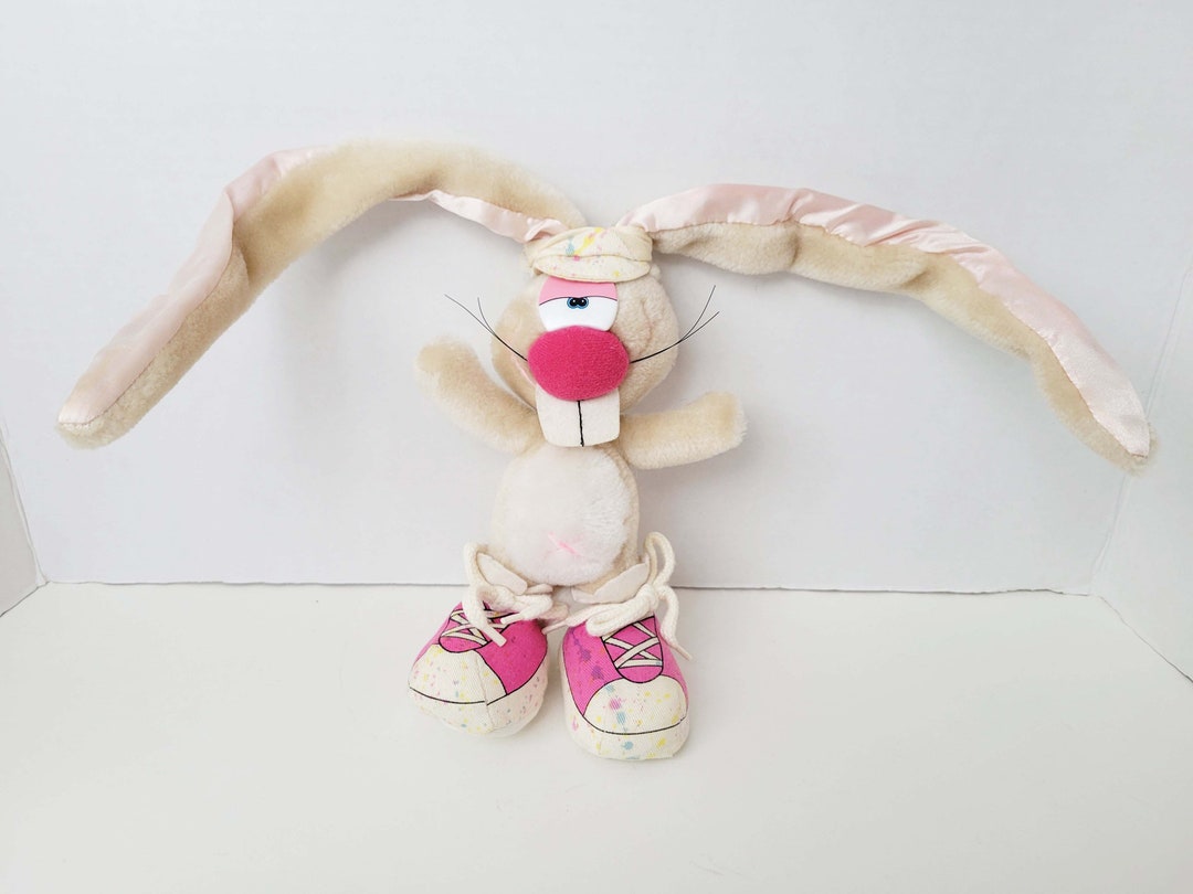 Jackson Rabbit Vintage Applause Plush Toy Bunny Easter Long Ears With ...