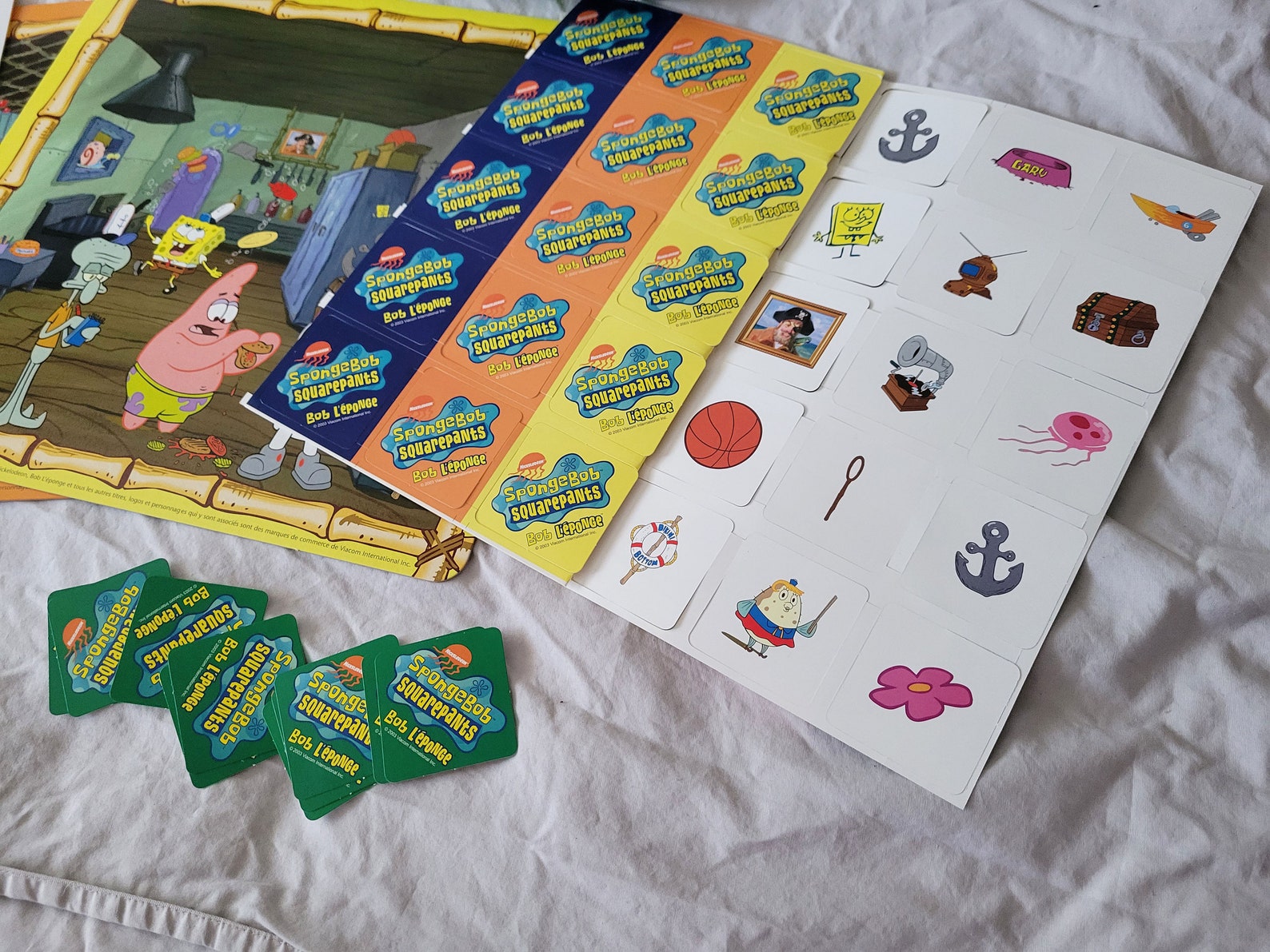 Spongebob Squarepants I Spy Board Game COMPLETE nickelodeon / - Etsy