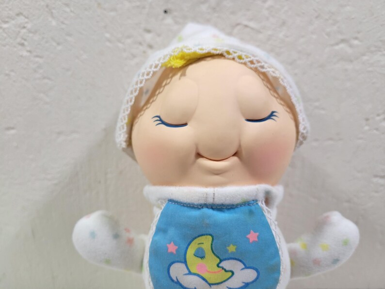 Baby Glo Worm, Vintage Plush Toy, Day & Night, Double-sided Face ...