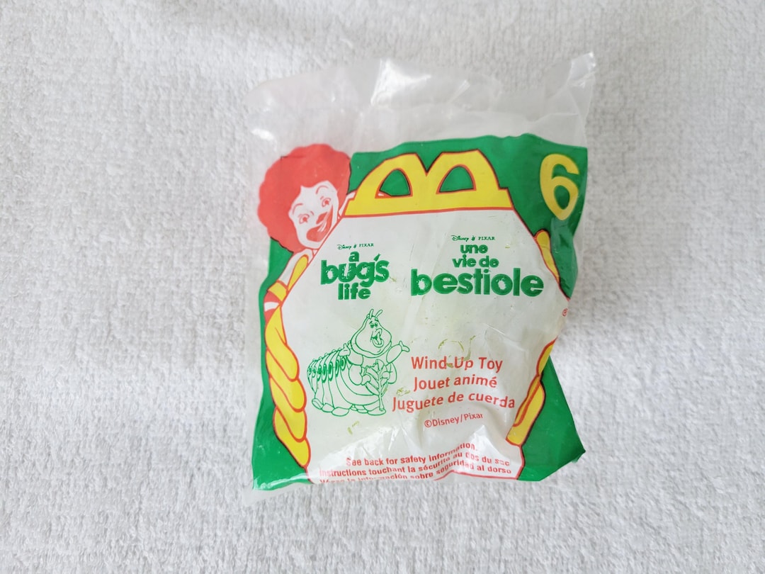 A Bug’s Life, Heimlich Caterpillar, Vintage Mcdonald’s Happy Meal Toy ...