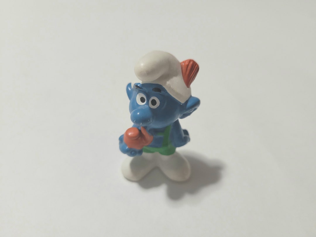 Vintage Smurfs: Tirolese Smurf With Pipe PVC Toy Figure - Etsy