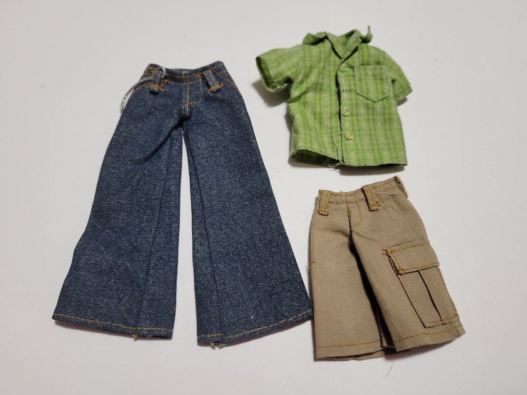 Bratz Boyz Funk Out Dylan Green Shirt Jean Brown Cargo Pants Doll ...