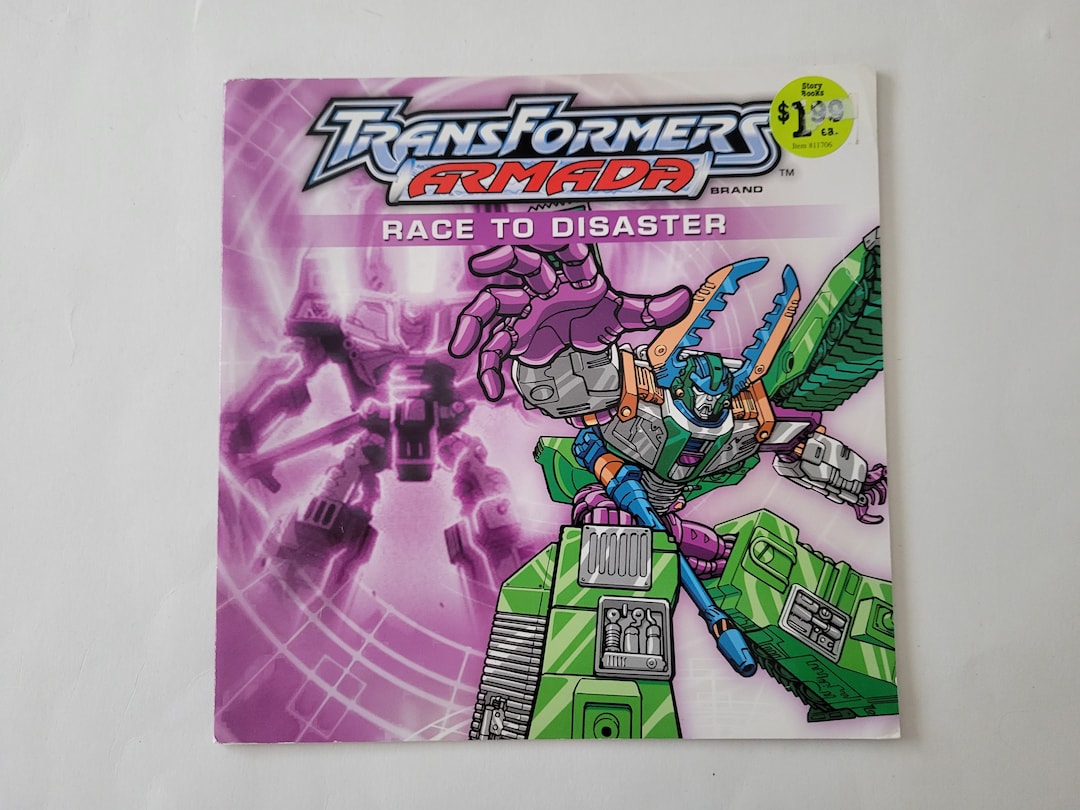Transformers Armada: Race to Disaster Vintage Softcover Book Hasbro ...