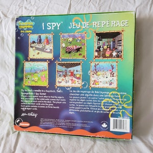 Spongebob Squarepants I Spy Board Game COMPLETE nickelodeon / Viacom - Etsy