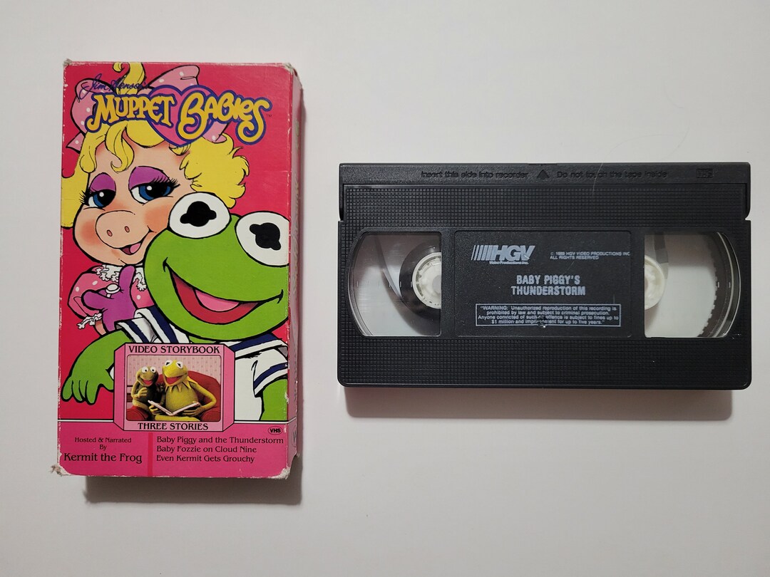 Muppet Babies Video Storybook Three Stories Vintage VHS Tape Cartoon ...