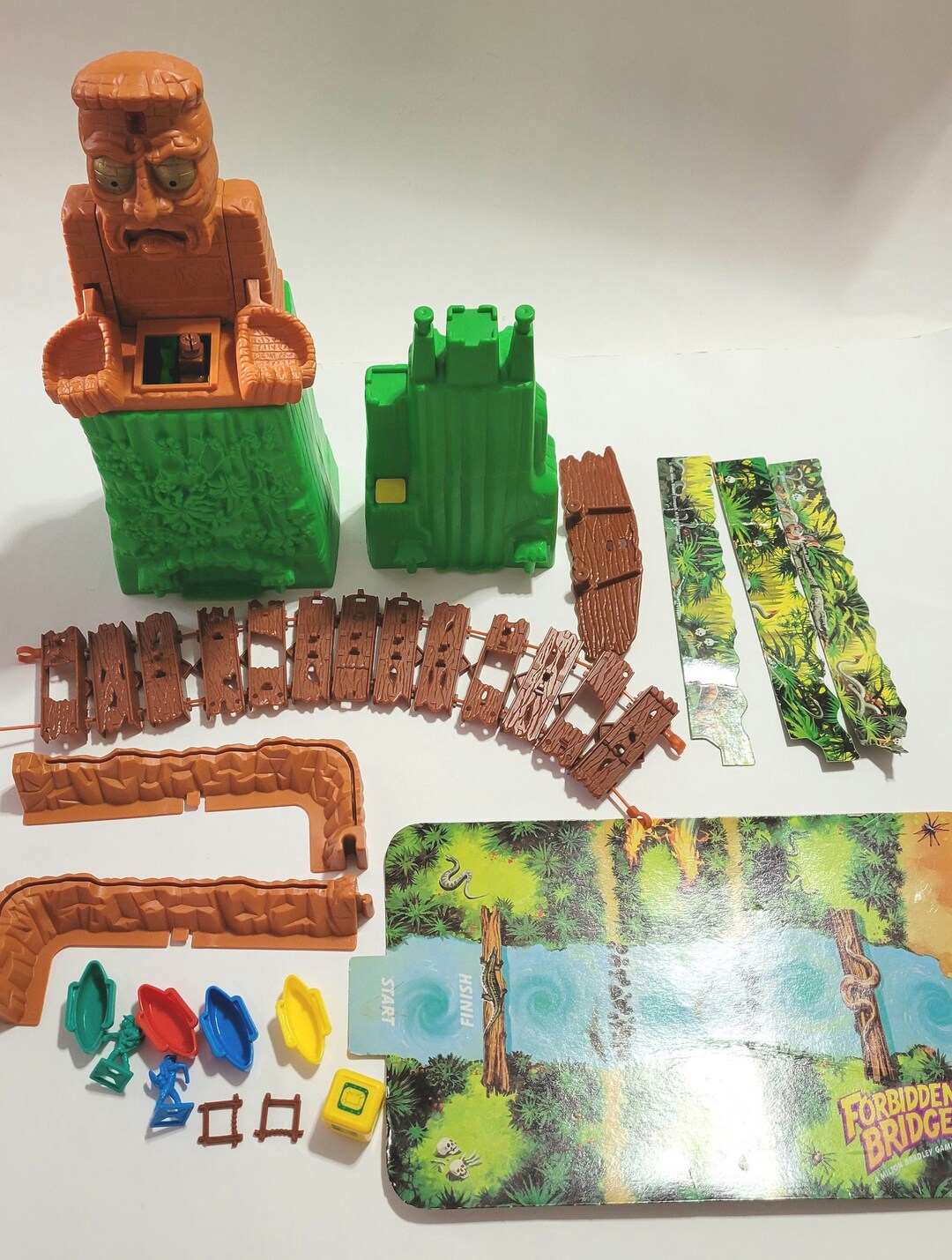 Forbidden Bridge: A Motorized Adventure Game, Vintage Parts Lot, Milton ...