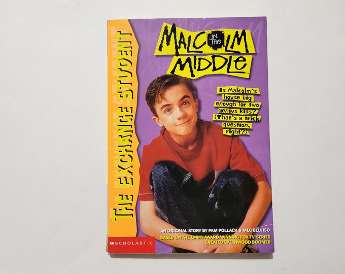 Malcolm in the Middle #4 the Exchange Student Vintage Softcover Book ...