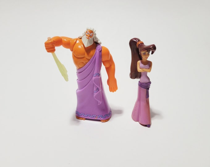 Hercules, Zeus, Megara, Vintage Mcdonald’s Happy Meal Toy Figurines ...