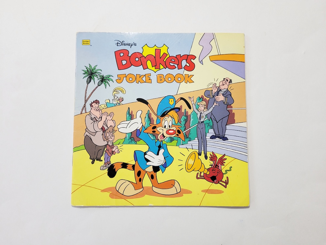 Disney’s Bonkers Joke Book Vintage Softcover Linda Williams Aber Darrell Baker Golden 1997 - Etsy