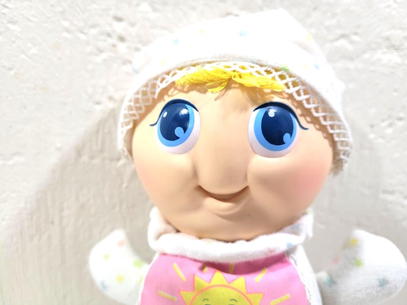 Baby Glo Worm, Vintage Plush Toy, Day & Night, Double-sided Face ...