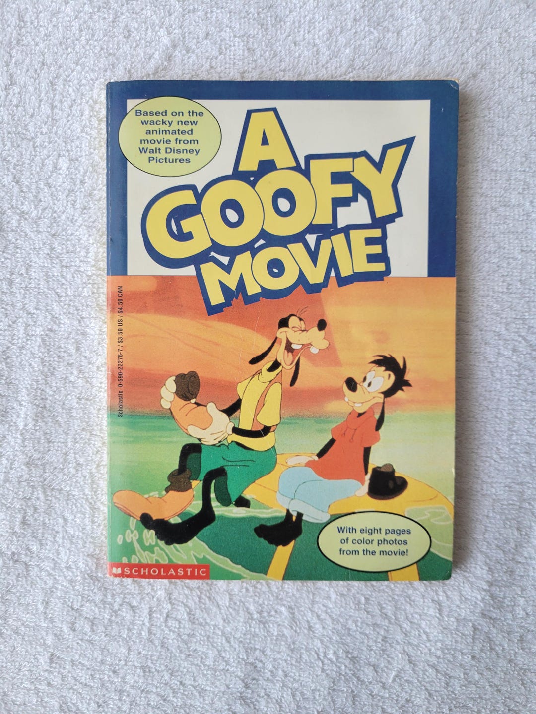 A Goofy Movie, Vintage Softcover Book, Francine Hughes, Disney ...