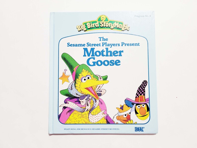 Vintage Big Bird Story Magic 4: Mother Goose Hardcover - Etsy