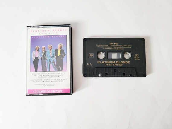 Vintage Platinum Blonde Alien Shores Music Audio Cassette - Etsy