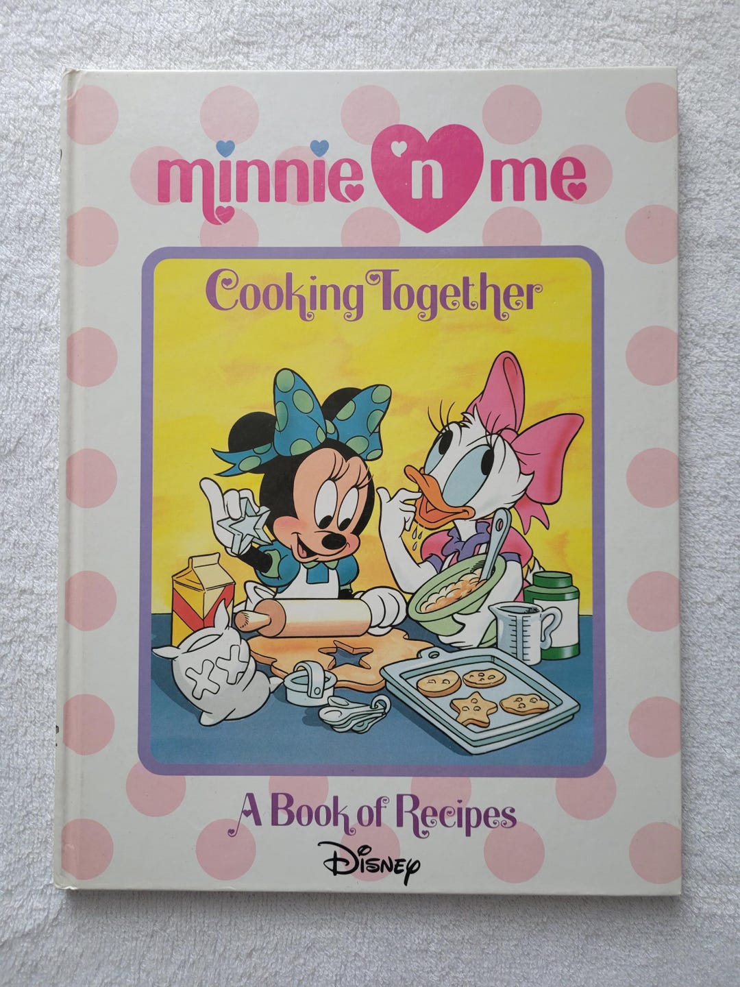 Minnie ‘n Me Cooking Together, Vintage Hardcover Recipe Book, Walt ...