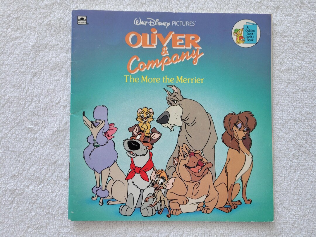 Disneys Oliver & Company, the More the Merrier, Vintage Softcover Book ...