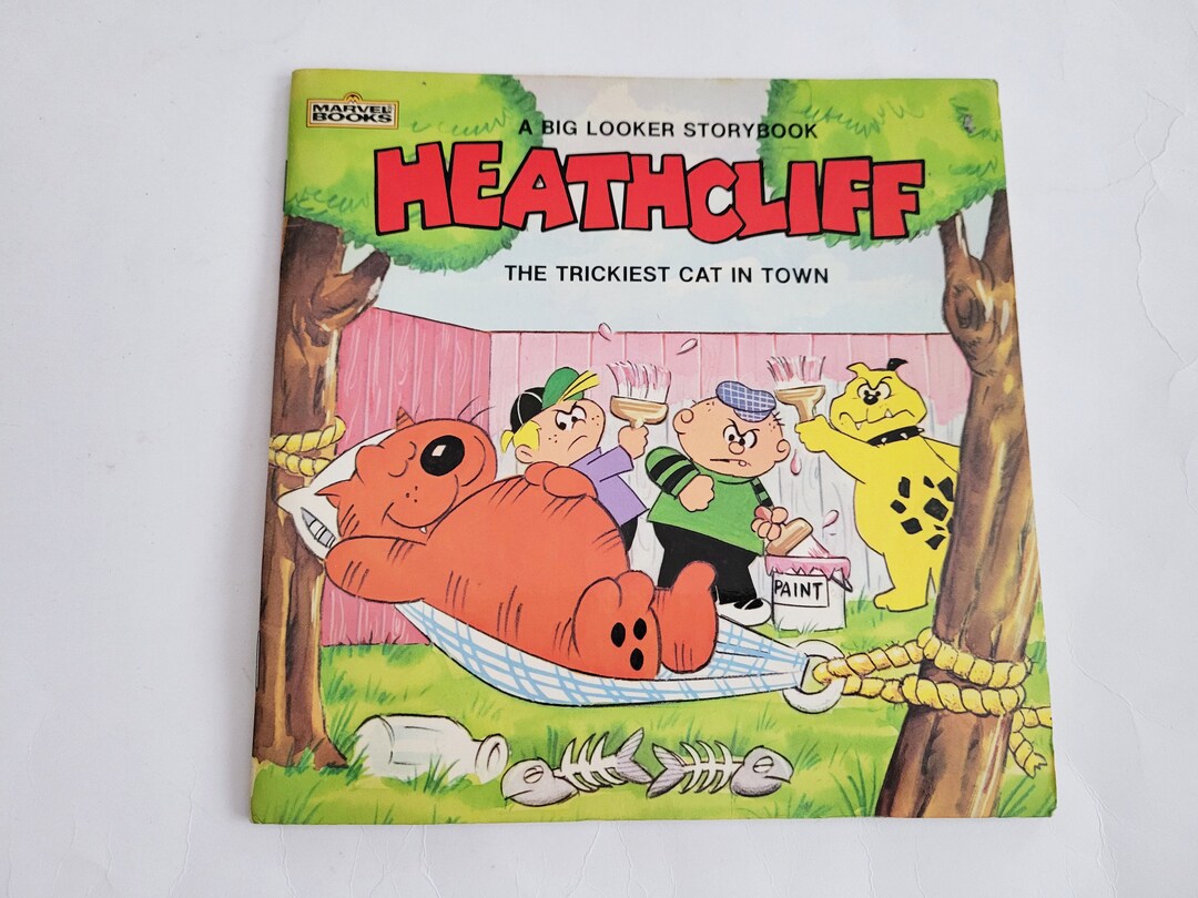 Heathcliff is the Trickiest Cat in Town Vintage Softcover Book 1983 ...