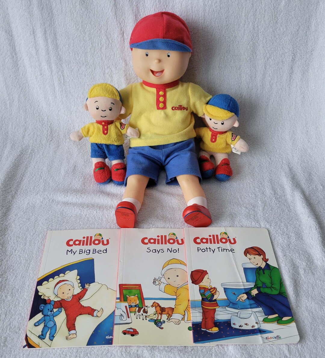 Caillou, Talking Doll, 2 X Mini Plush Toys, 4 X Books, Chouette ...