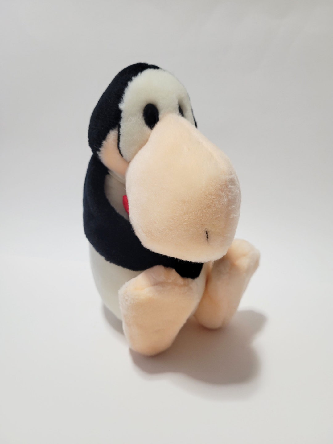 Opus Penguin With Red Bow Tie, Bloom County, Vintage Plush Stuffed ...