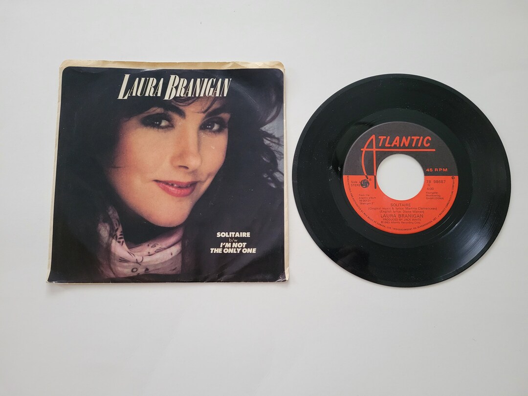 Laura Branigan Solitaire / I’m Not the Only One Vintage 45 LP 7 Inch ...