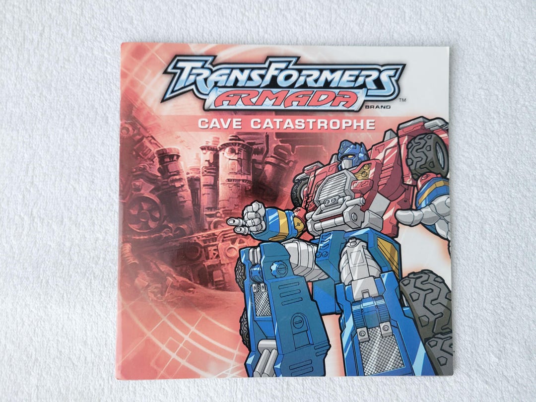 Transformers Armada Cave Catastrophe, Vintage Softcover Book, Mada ...