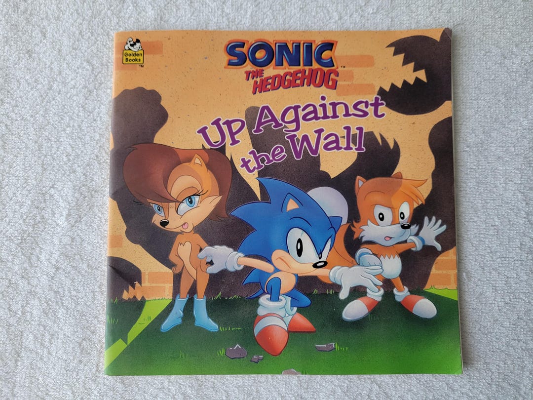 Sonic the Hedgehog, up Against the Wall, Vintage Softcover Book, John ...