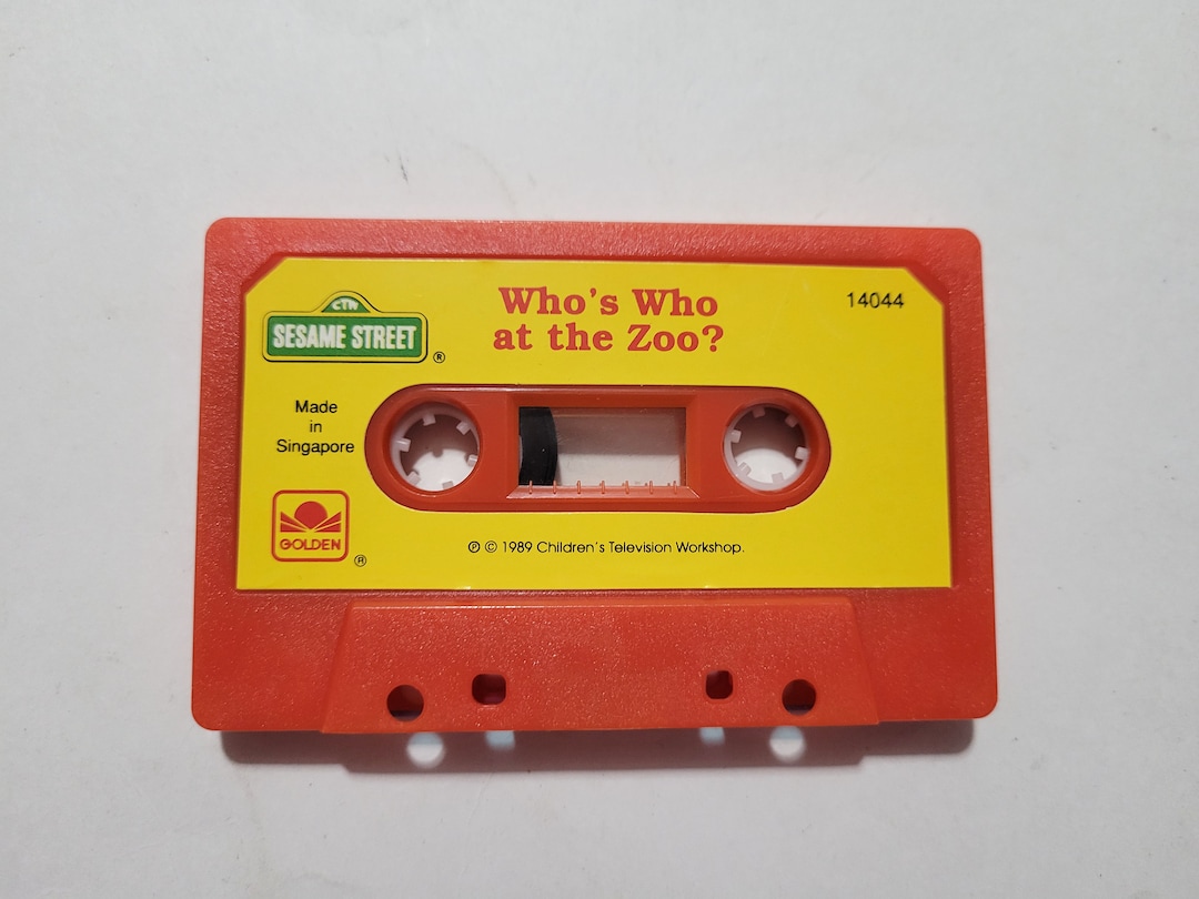 Sesame Street Whos Who at the Zoo Vintage Replacement Book - Etsy