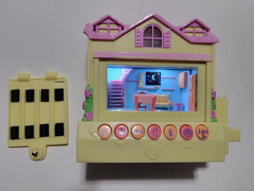 Pixel Chix, Yellow House With Pink Roof, Electronic Digital Interactive ...