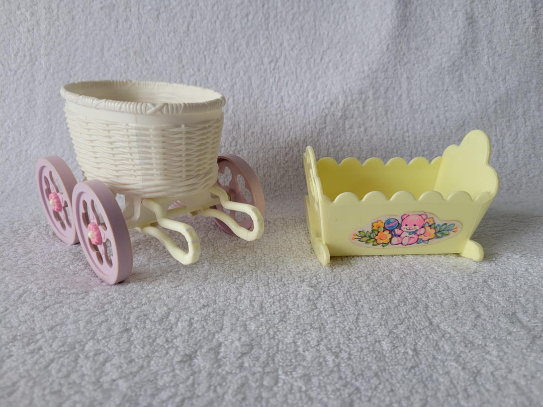G1 My Little Pony, Vintage MLP, Yellow Cradle & White Carriage Part ...