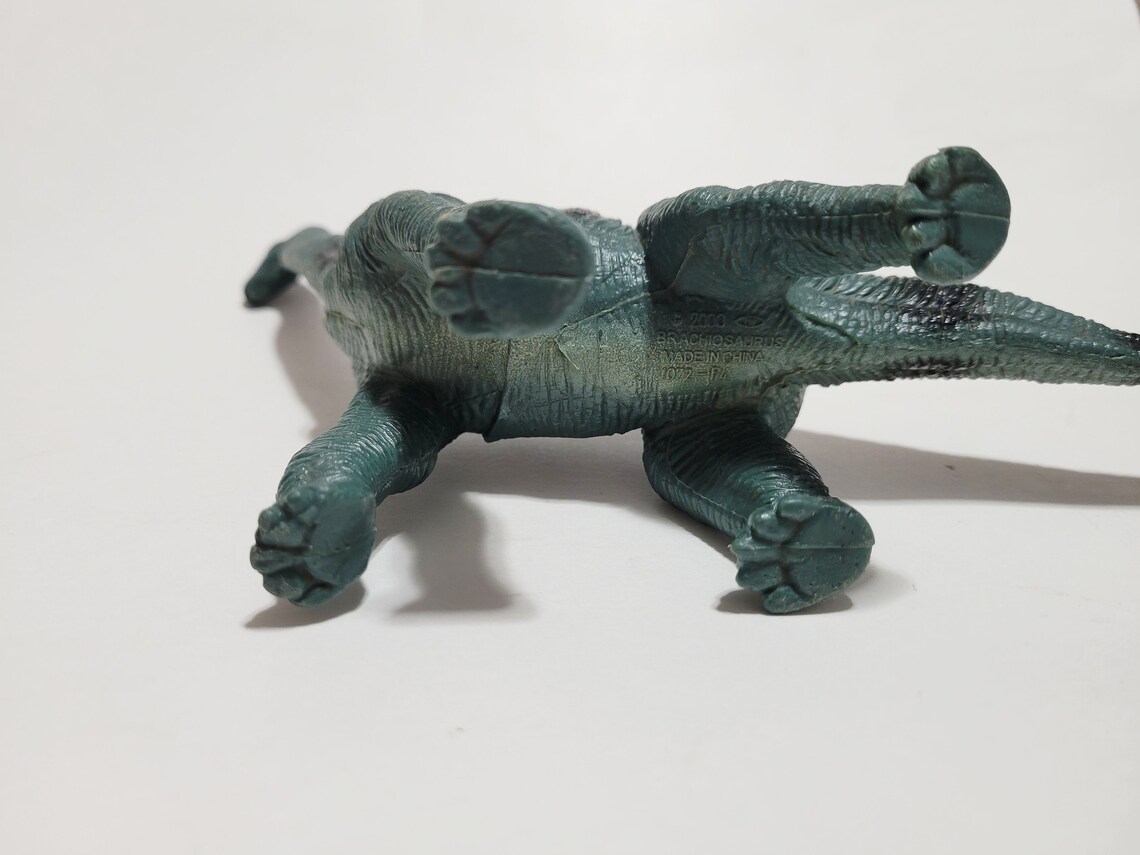 Brachiosaurus Dinosaur Vintage Plastic Toy Figure 7.5 Inches - Etsy