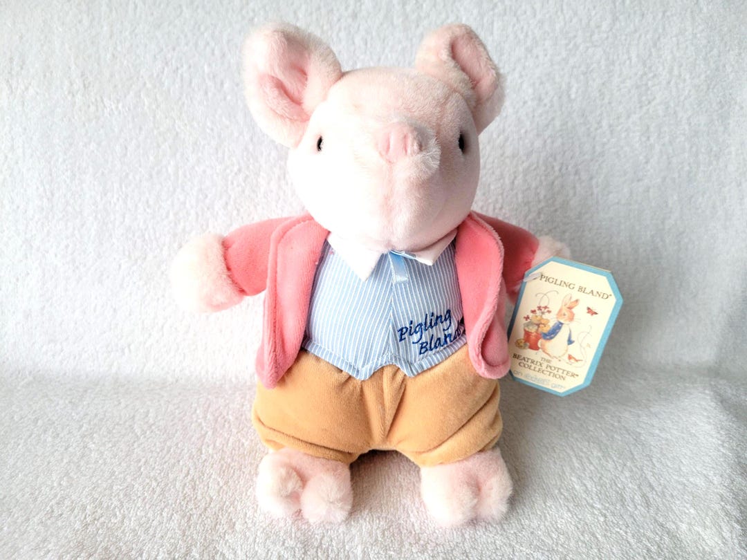 Pigling Bland, Beatrix Potter, Vintage Plush Stuffed Animal, Pig, Eden ...