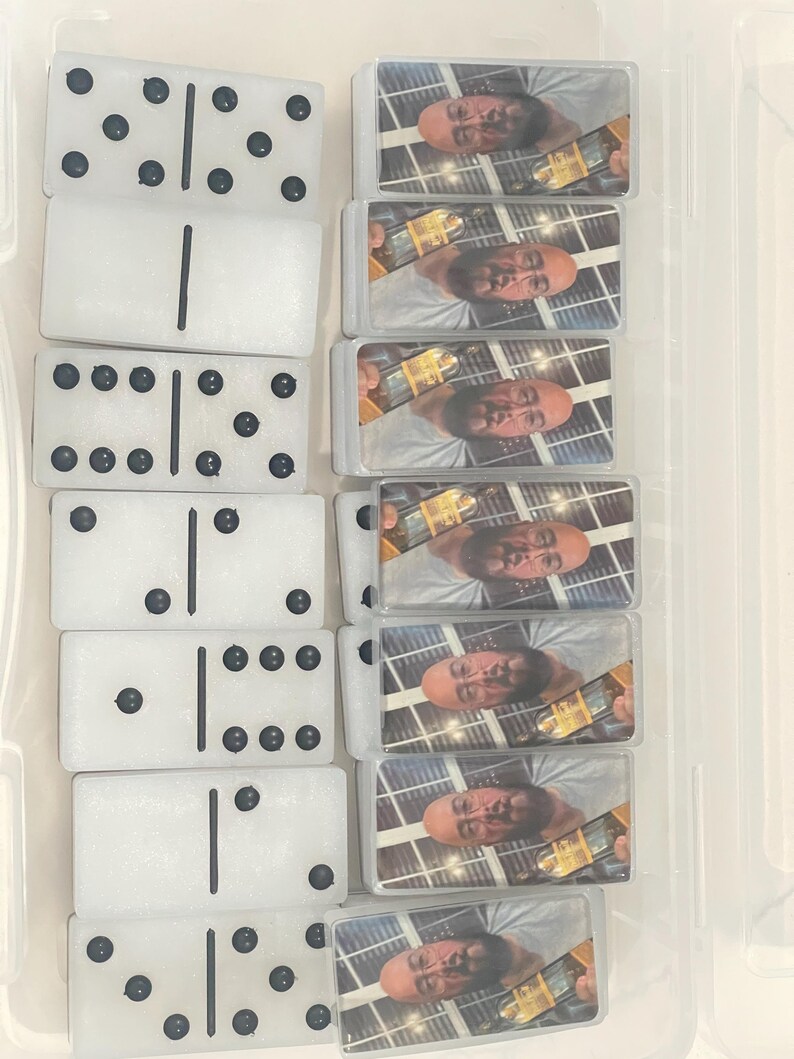 Double 6 Personalized Dominoes - Etsy