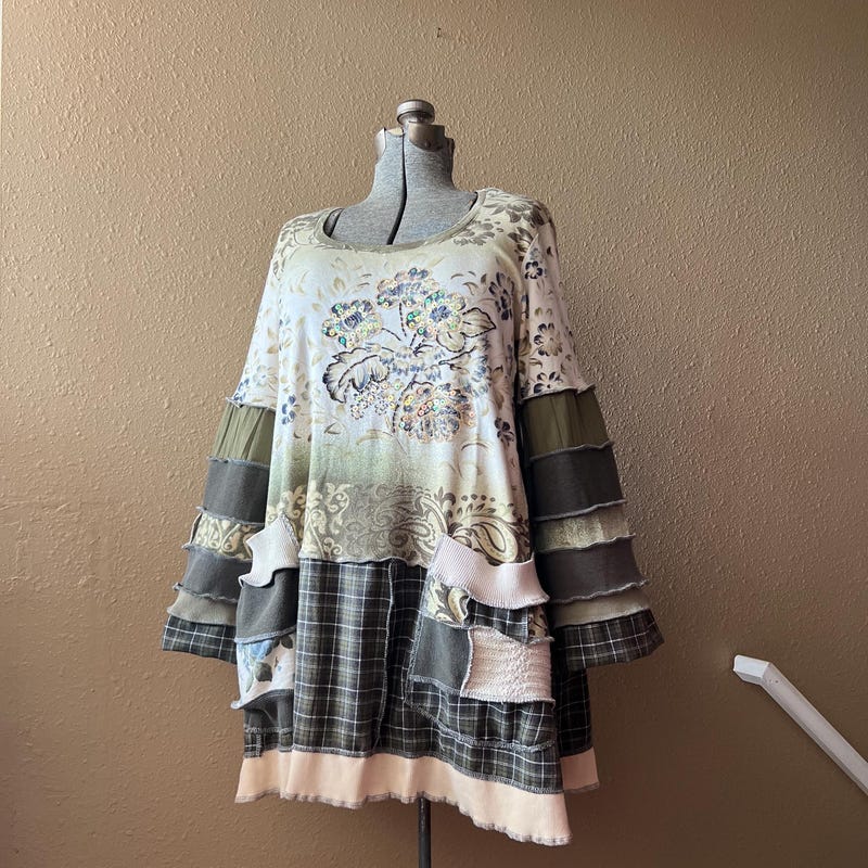Patchwork Tunic - Etsy