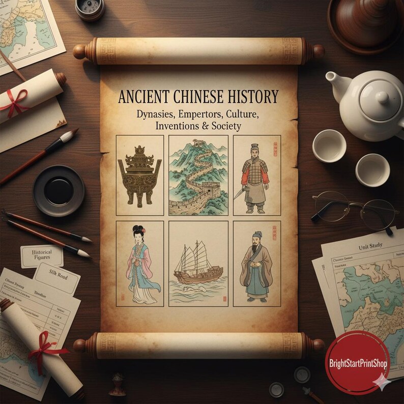 Ancient Chinese History: Xia, Shang, Zhou - Illustrated Learning Pack ...