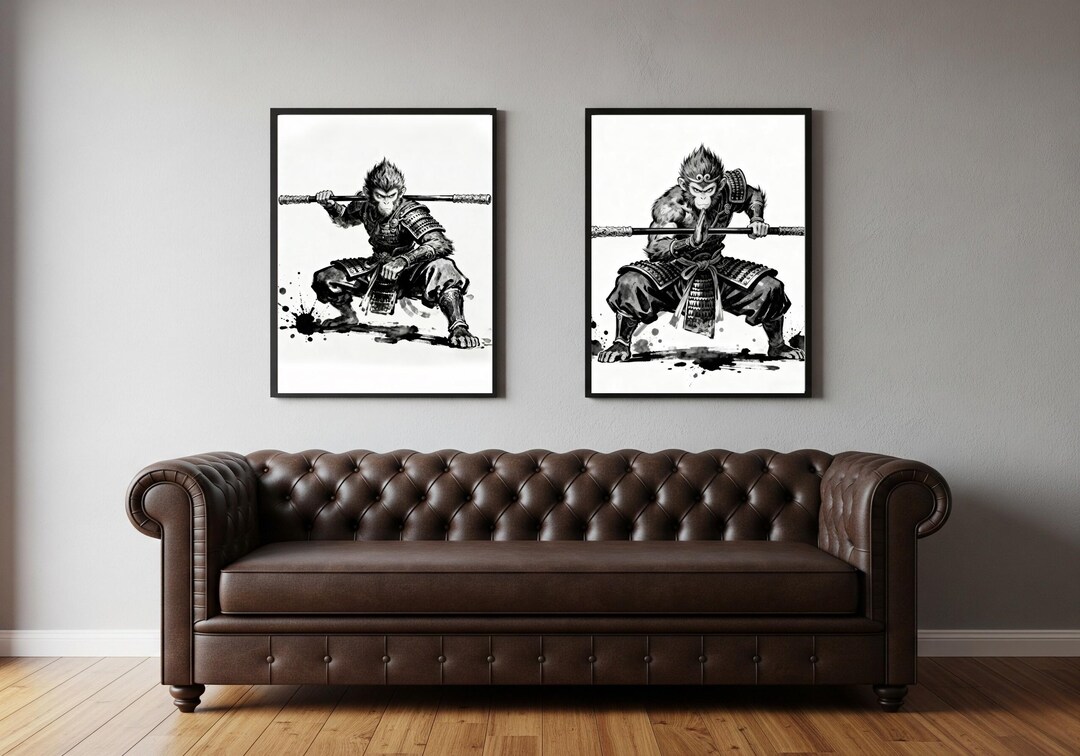 Wukong Dual Spirit Prints（two Legendary Warrior Artworks） - Etsy