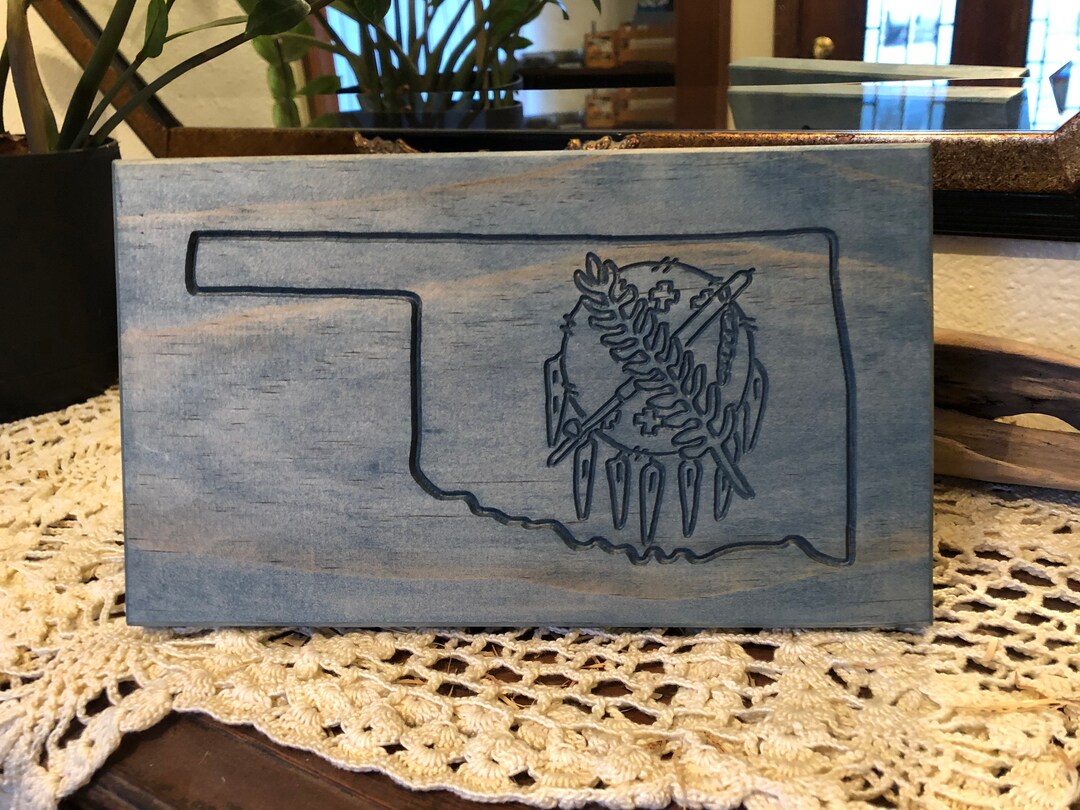 Oklahoma With Osage Shield - Etsy