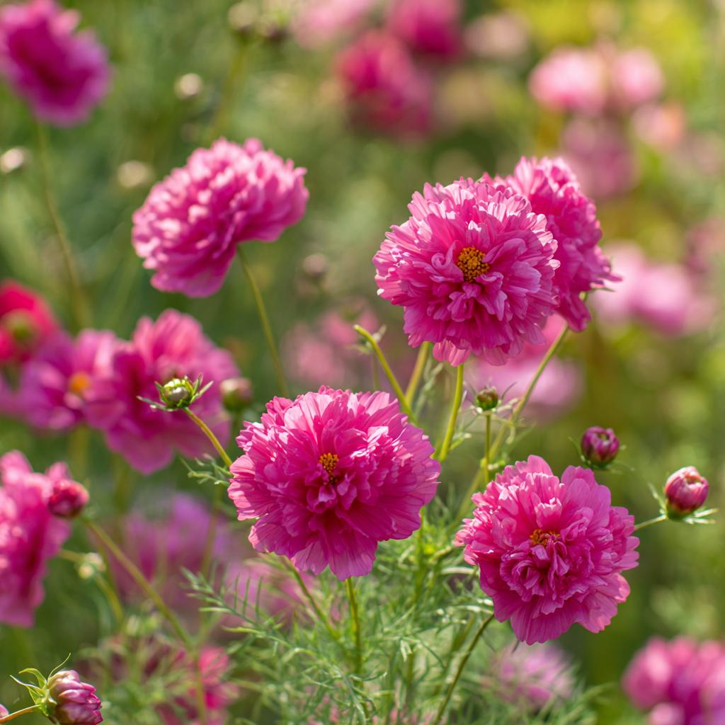 Double Click Rose Bonbon Cosmos 25 Seeds – Rose-pink Blooms - Etsy
