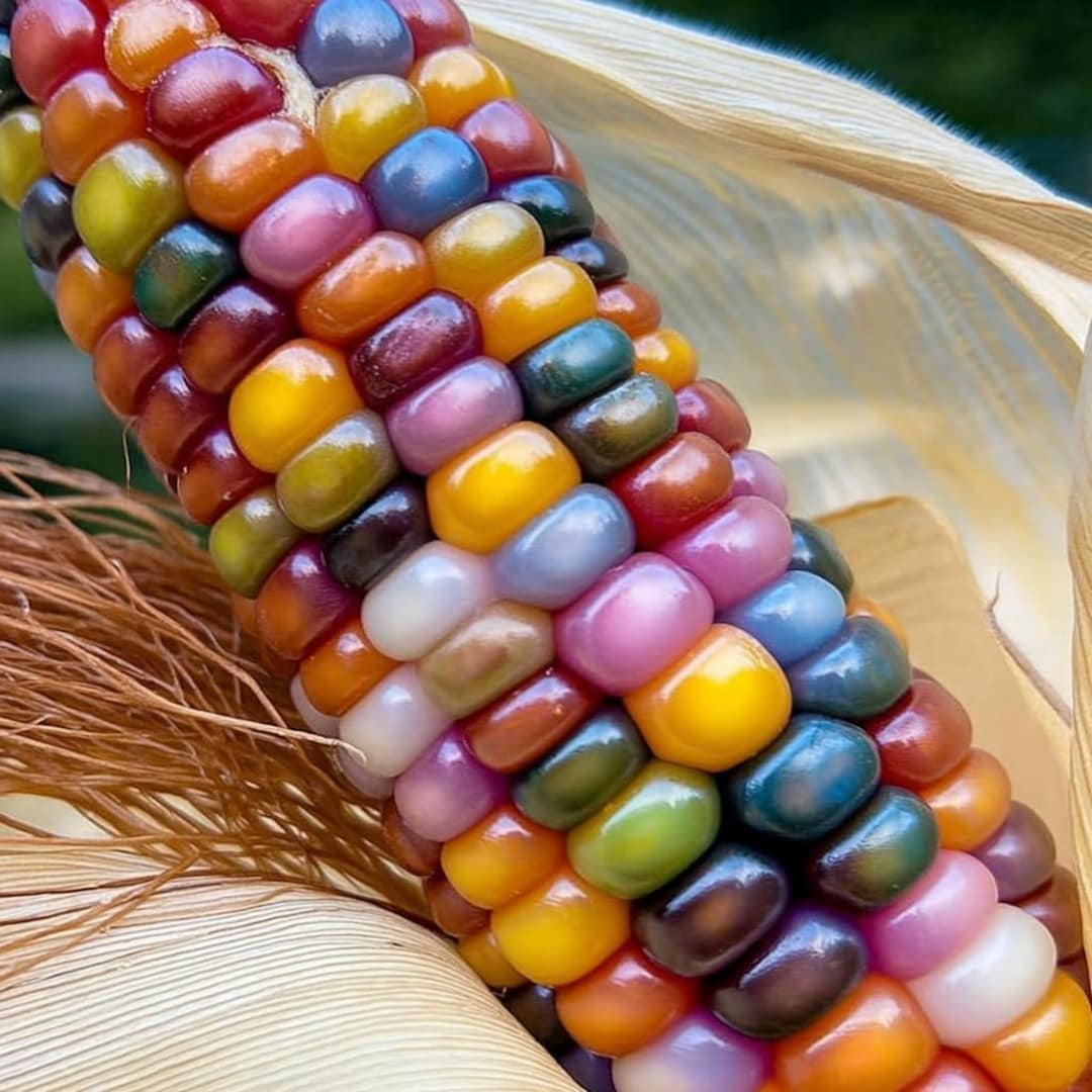Glass Gem Corn 25 Seeds – Multicolored Heirloom Ornamental Corn - Etsy