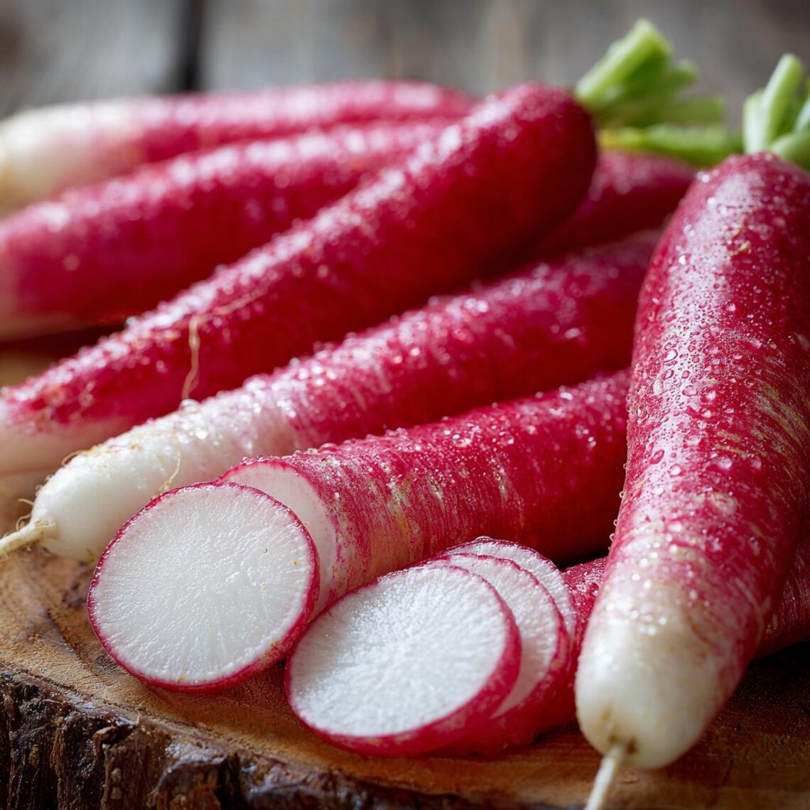 French Breakfast Radish 250 Seeds | Crisp Mild Heirloom Radishes for ...