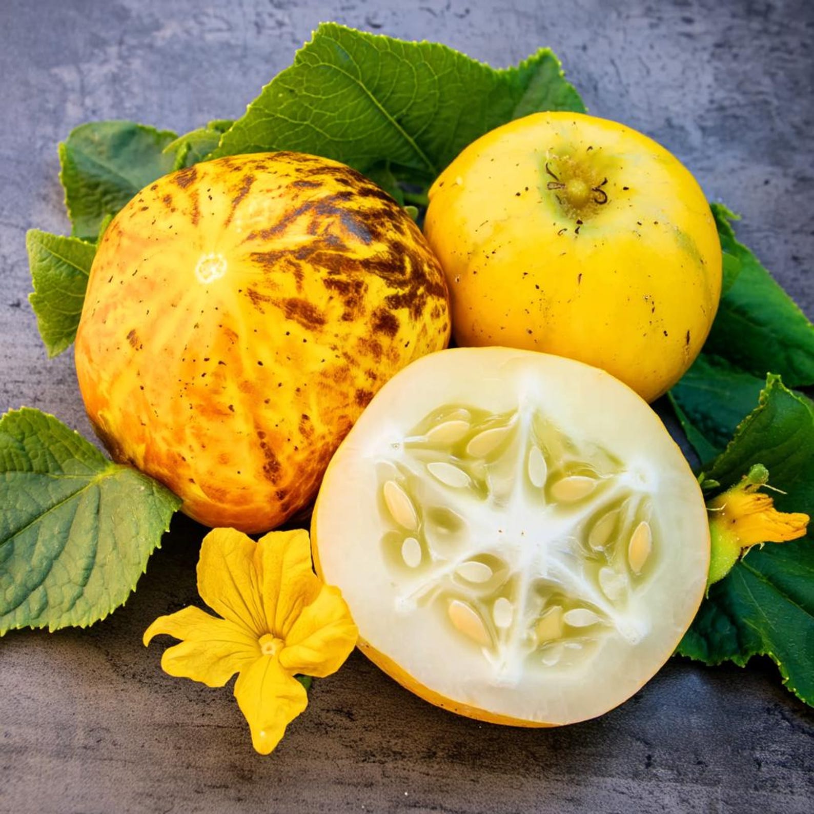 Lemon Cucumber 30 Seeds – Cucumis Sativus | Unique Round Yellow ...