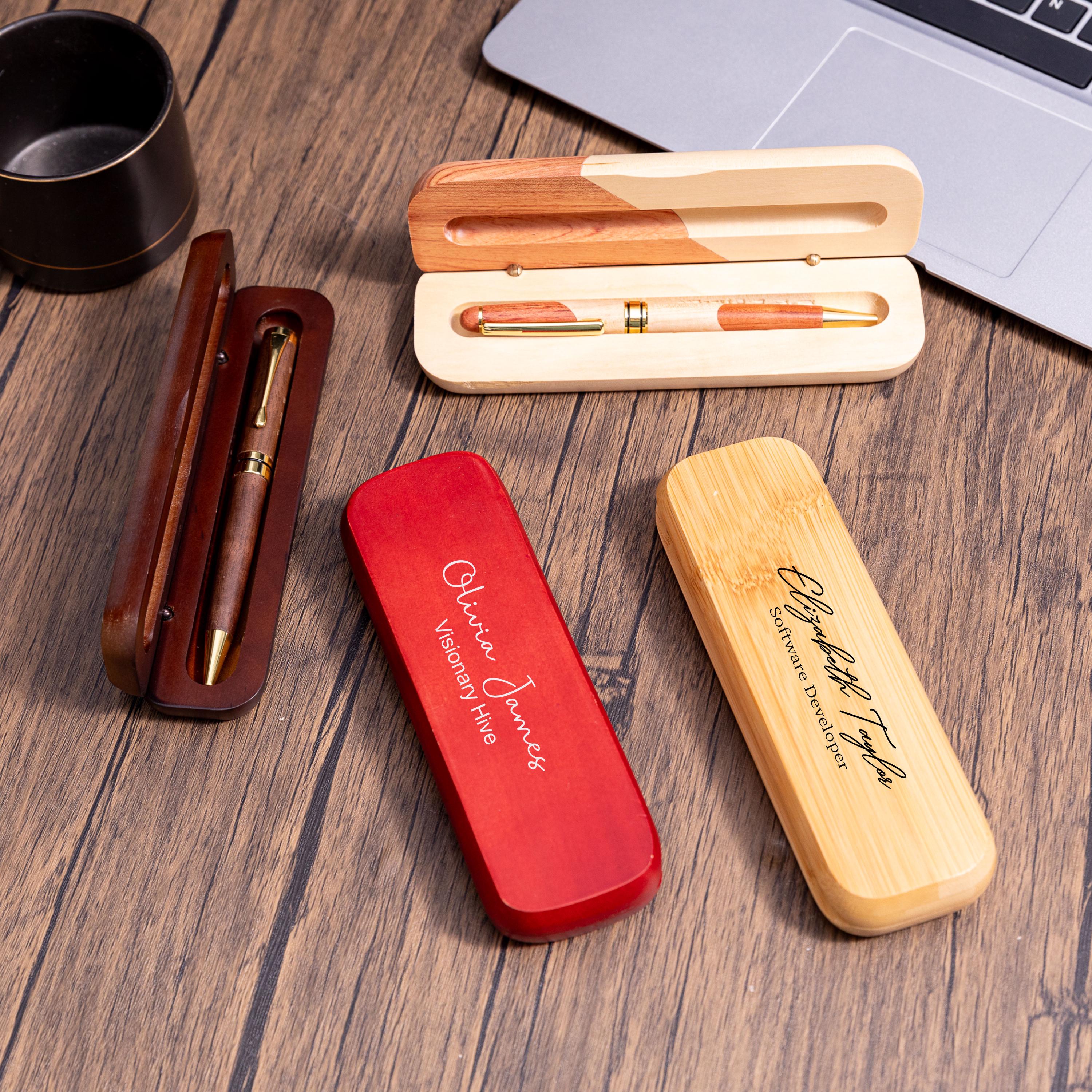 Wood Pen Set,monogrammed Wood Pen,monogrammed Pen Set,desktop Pen ...