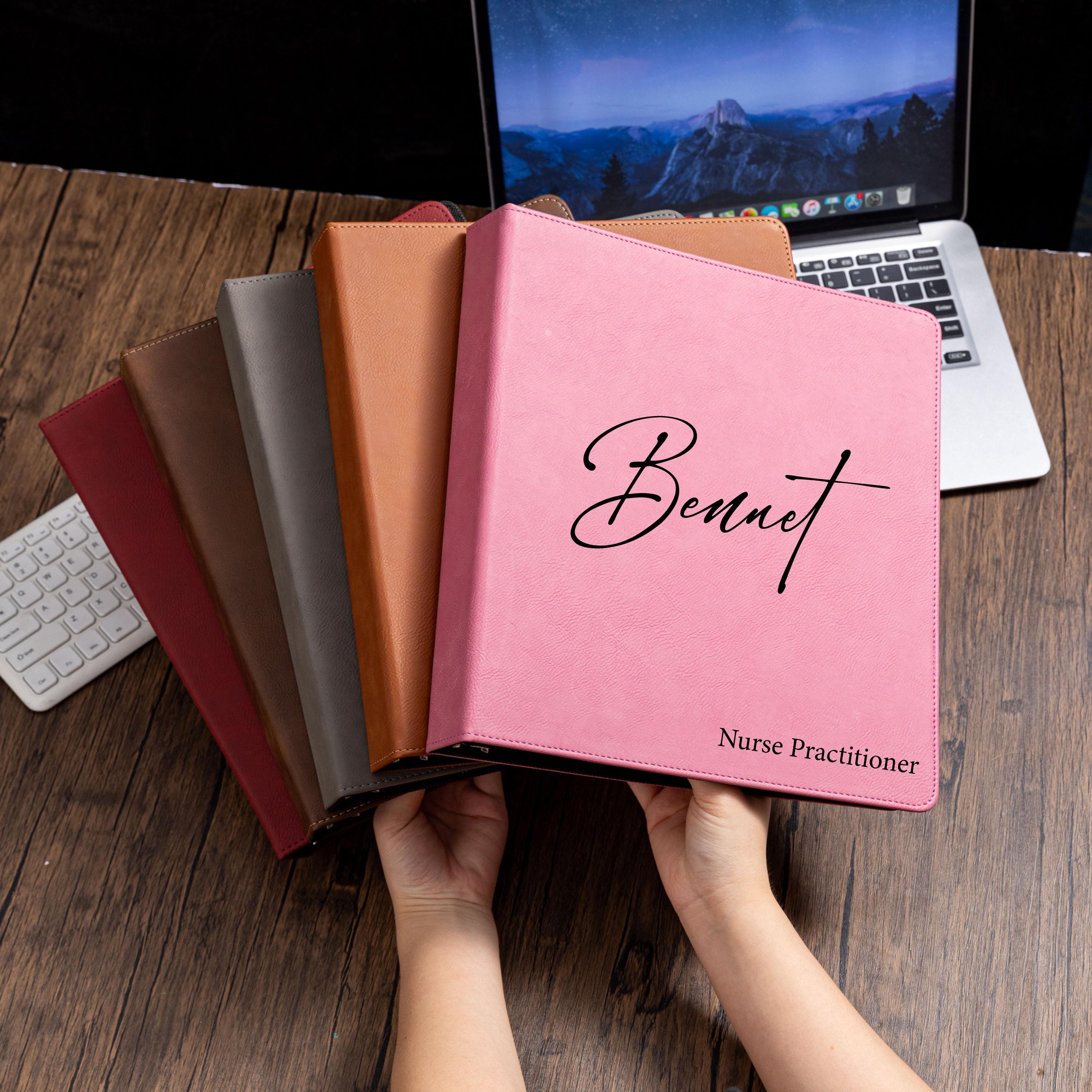 Airbnb Welcome Binder, 3-ring Leather Binder, Custom Engraved Binder ...