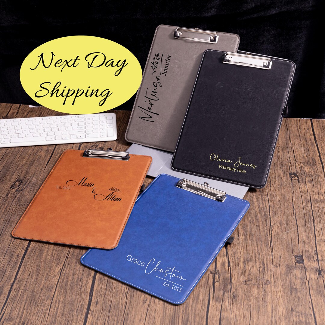 Company Logo Clipboard, Custom Leather Clipboard, Business Logo ...