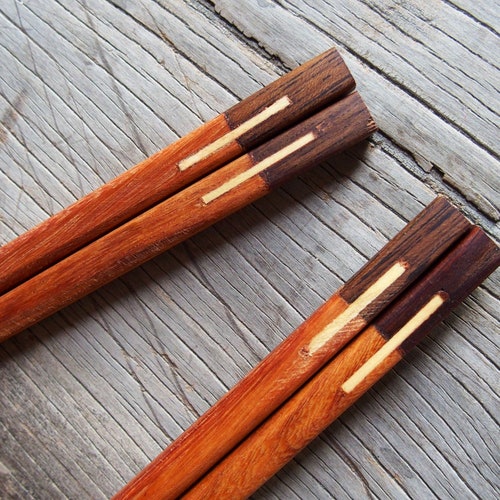 Wooden Chopsticks Unique High Quality 100% Handmade Plain - Etsy