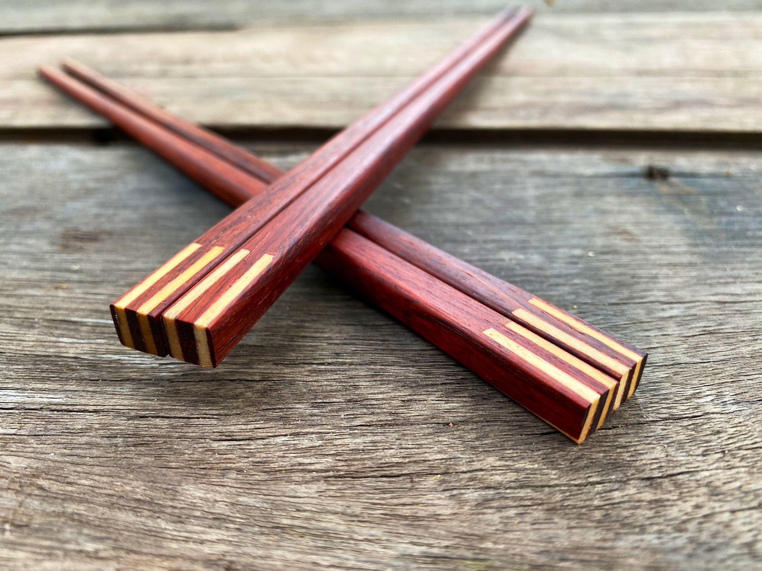 Wooden Chopstick Unique Design High Quality Handmade Eco | Etsy