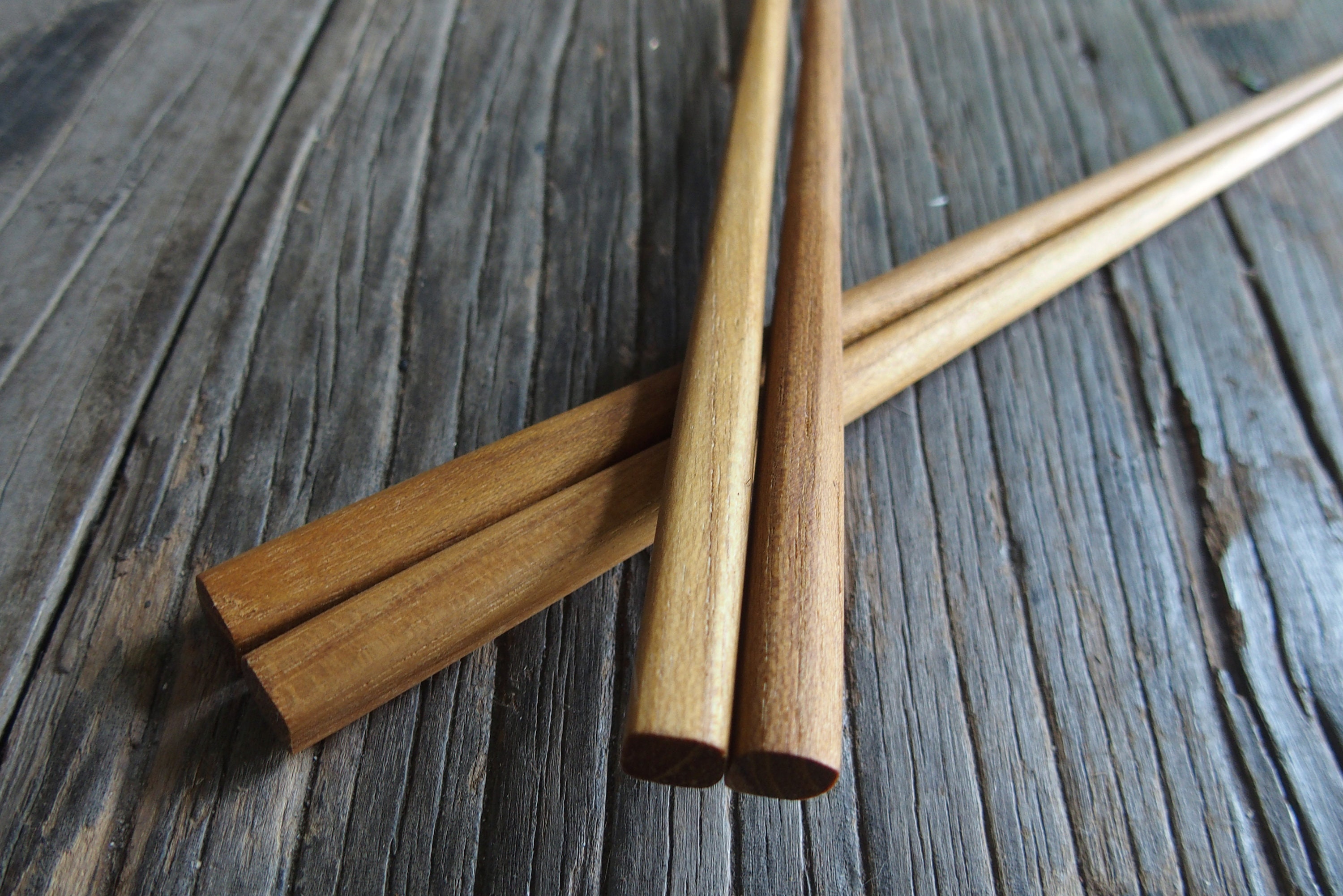 Wooden Chopsticks 5 Pairs Teak Wood - Premium Wood Minimal Style ...